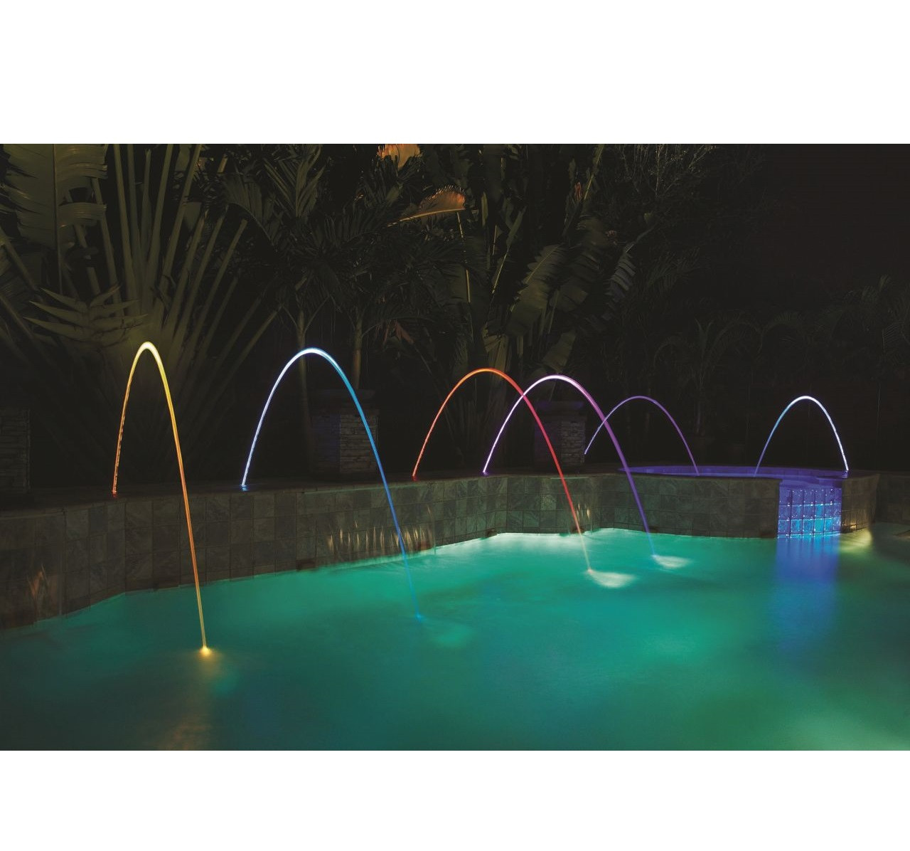 Farbiger Wasserstrahl Pentair Magicstream Laminar LED 12 V ...