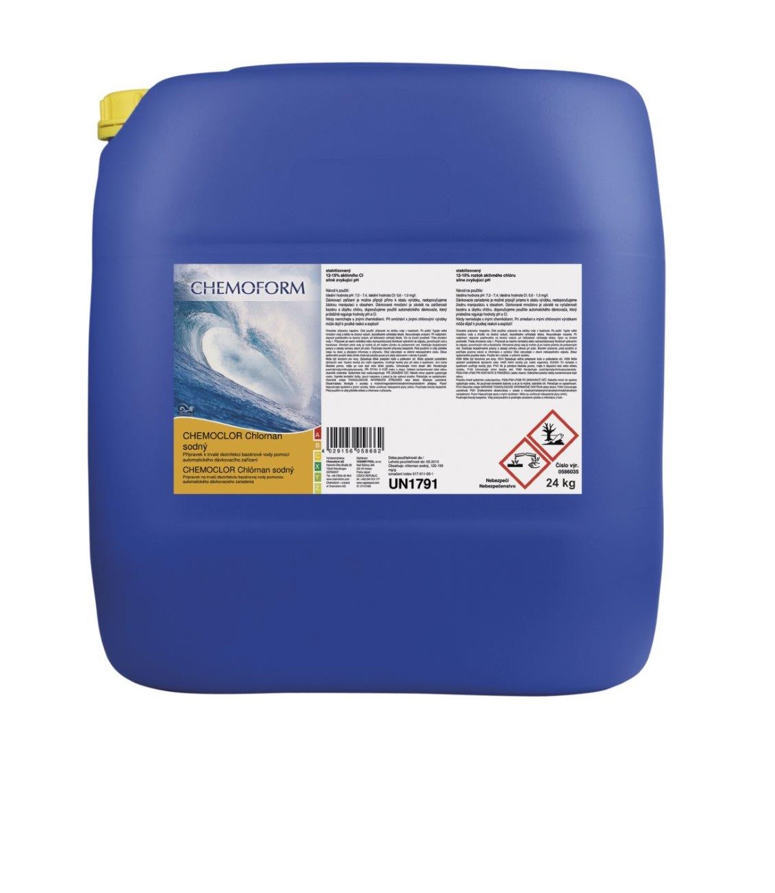 Chemoform Ipoclorito di sodio - 24 kg, stabilizzato