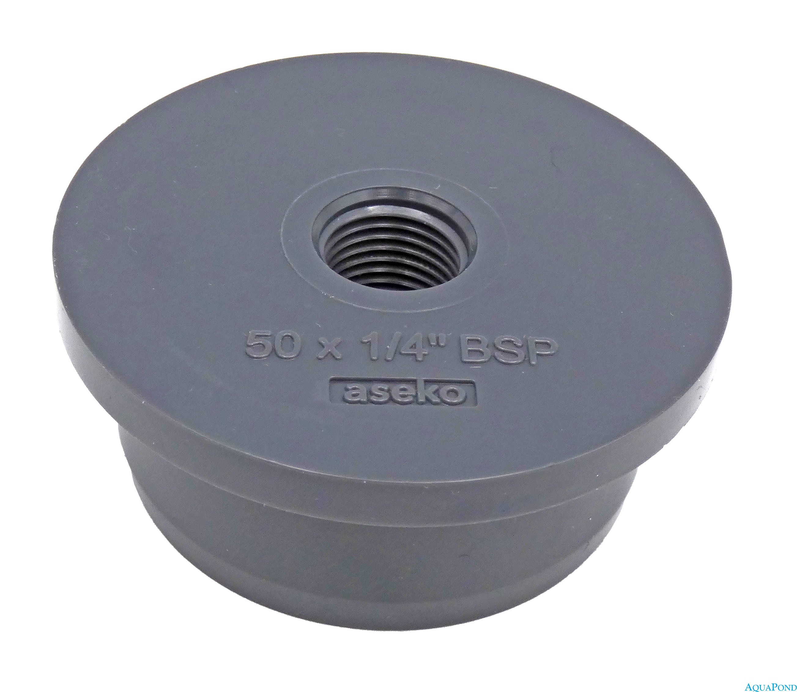 Aseko vlepovací zátka D50 se závitem 1/4 (6,35 mm)