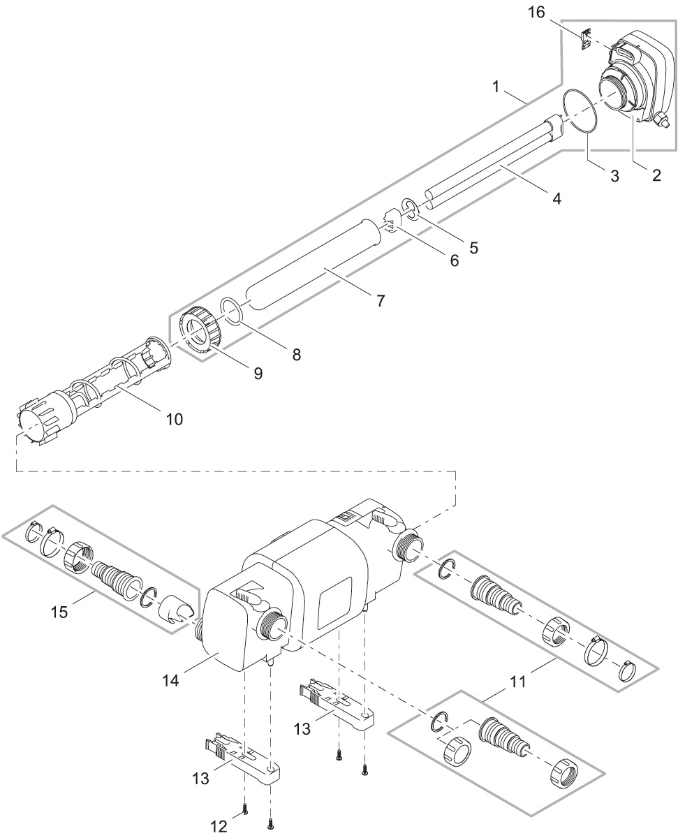Alkatrészek: Oase Bitron C 110 W - UV lámpához