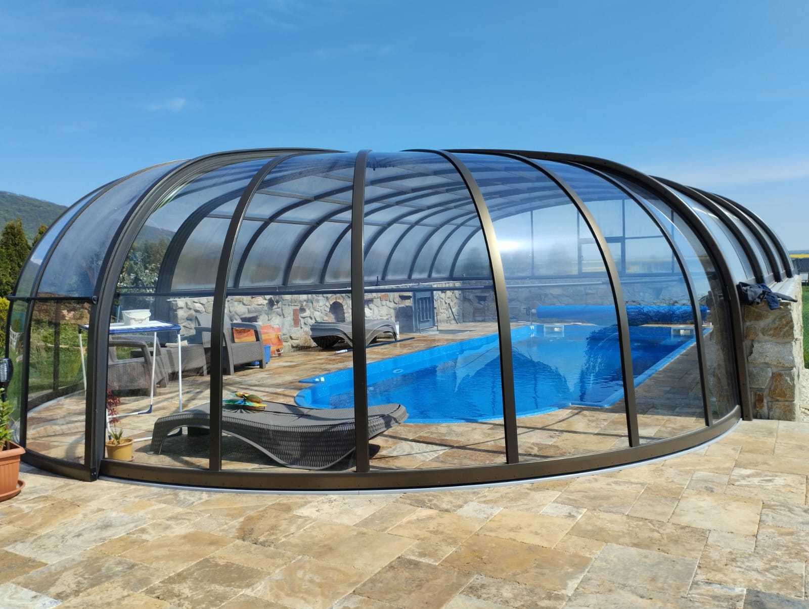 Prestrešenie OLYMPIC pre bazén CompassPools Java 101, vnútorný ...