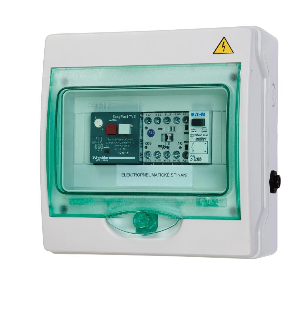 Elektropneumatikus ellenáramoltató kapcsoló - V-JET, K-JET,