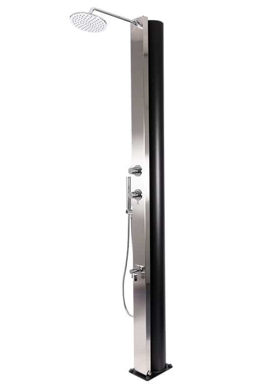 Solárna sprcha CRM Bora 40 l so sprchou na nohy nerezová,