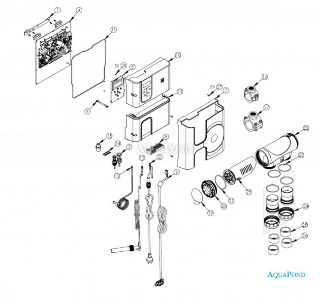 Náhradní díly pro ZODIAC Magnapool® iQ 18, do 70 m3