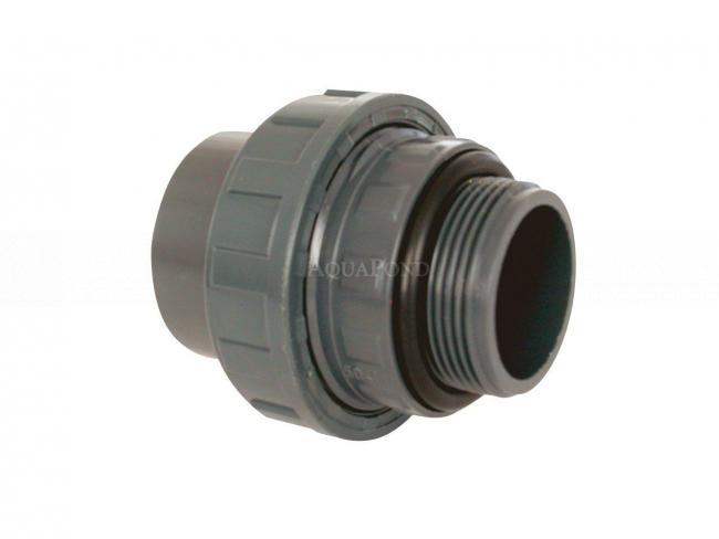 PVC idom - Hollander 50 x 1 1/2“ ext.,O-gyűrűvel, DN=50 ...